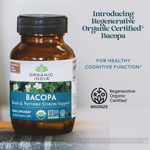 organic brain support with bacopa monnieri