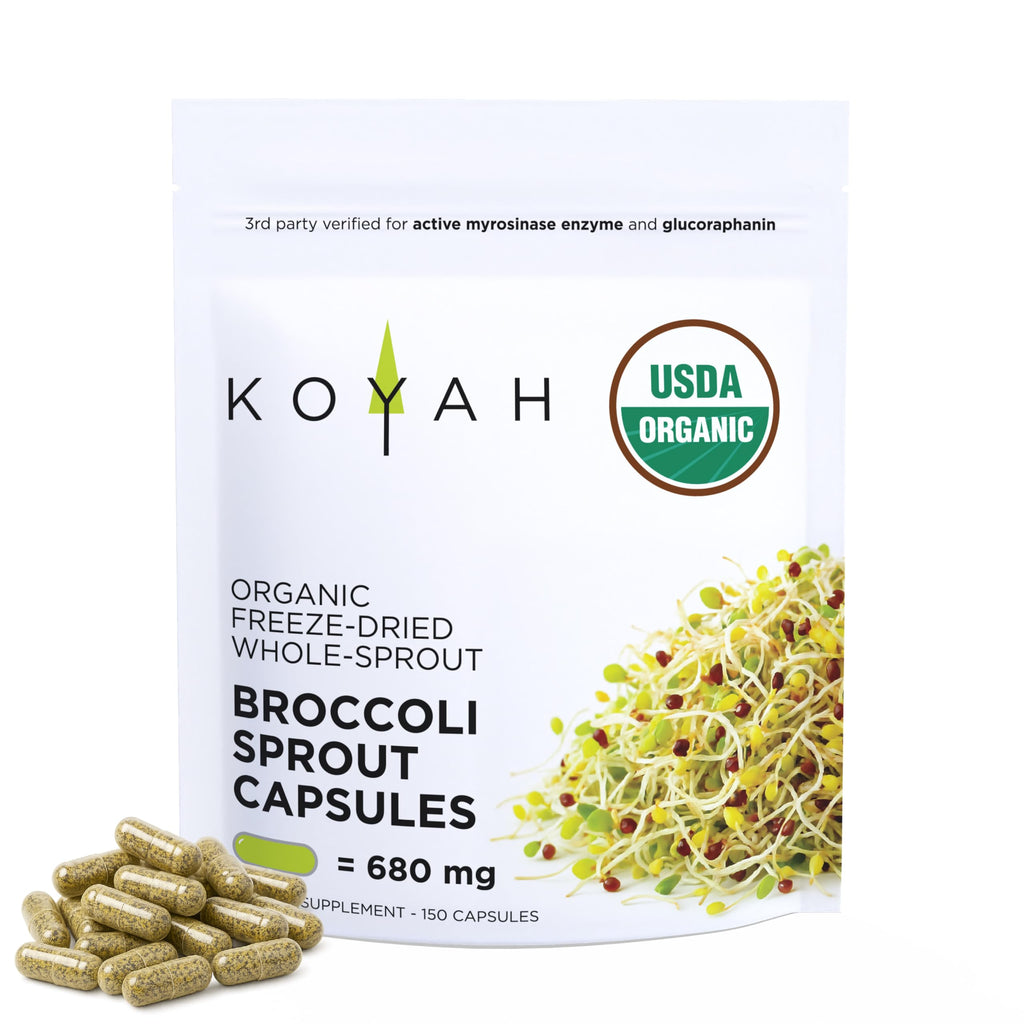 organic broccoli sprout capsules benefits