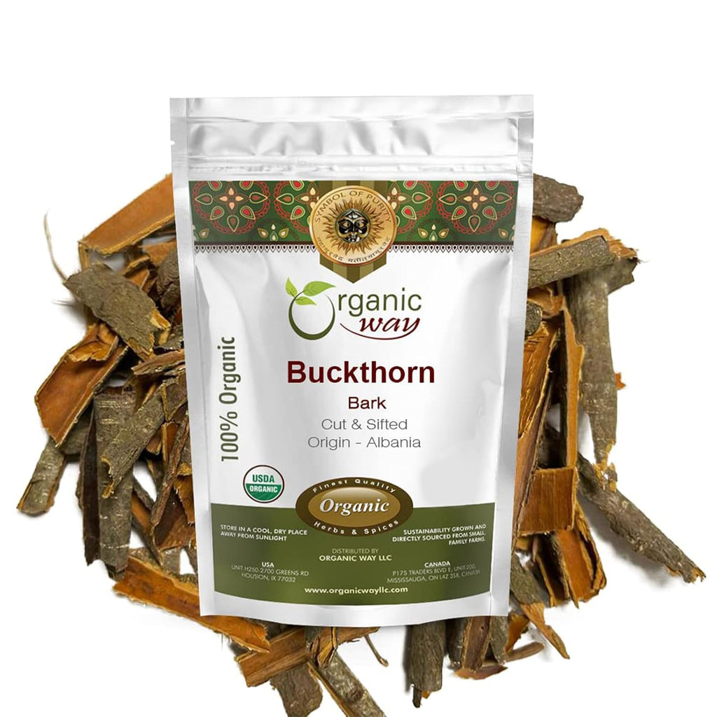 organic buckthorn bark herbal tea