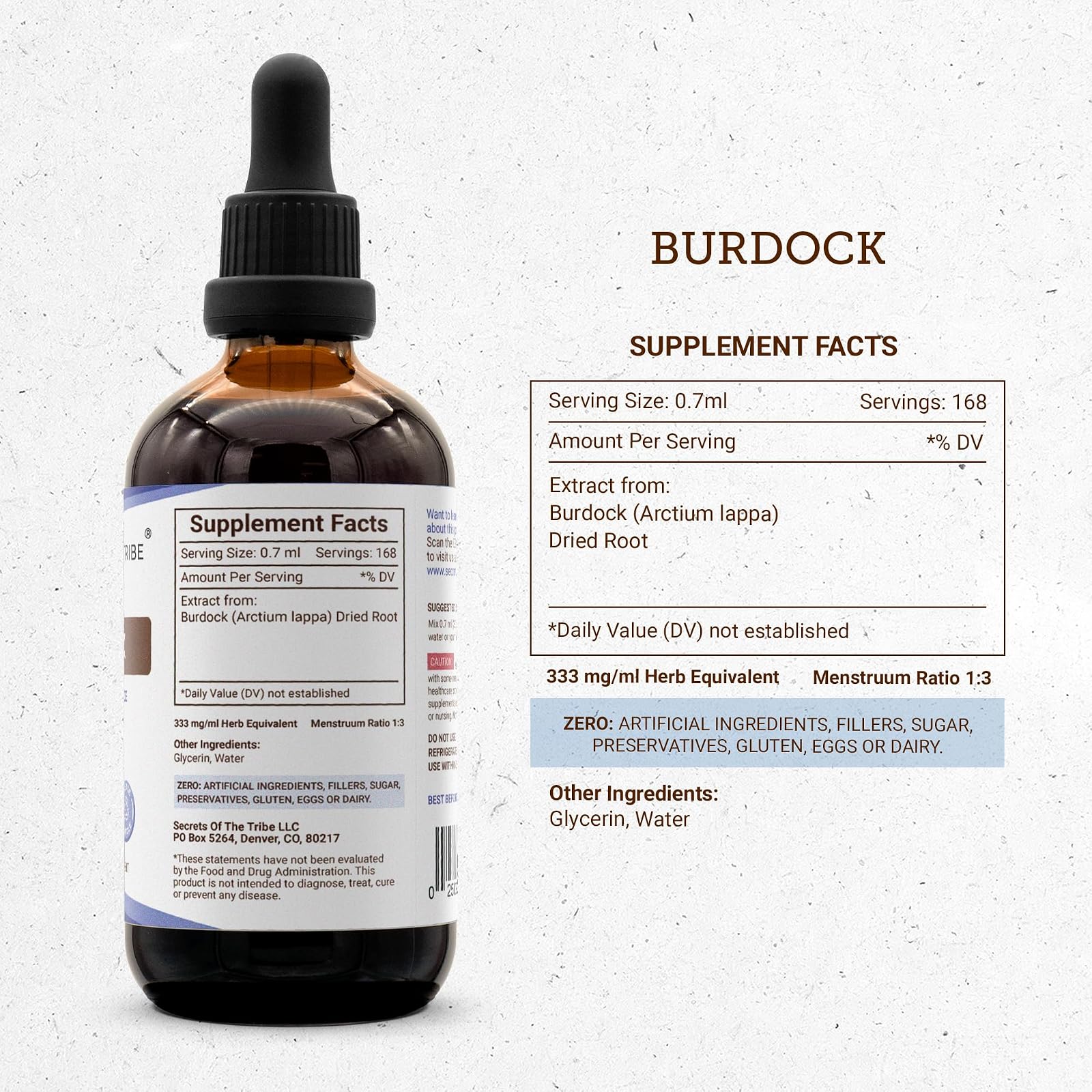 organic burdock root extract for wellness