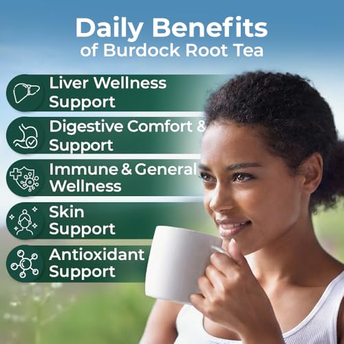 organic burdock root herbal infusion