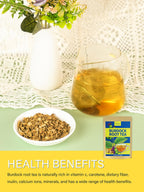 Organic burdock root herbal tea