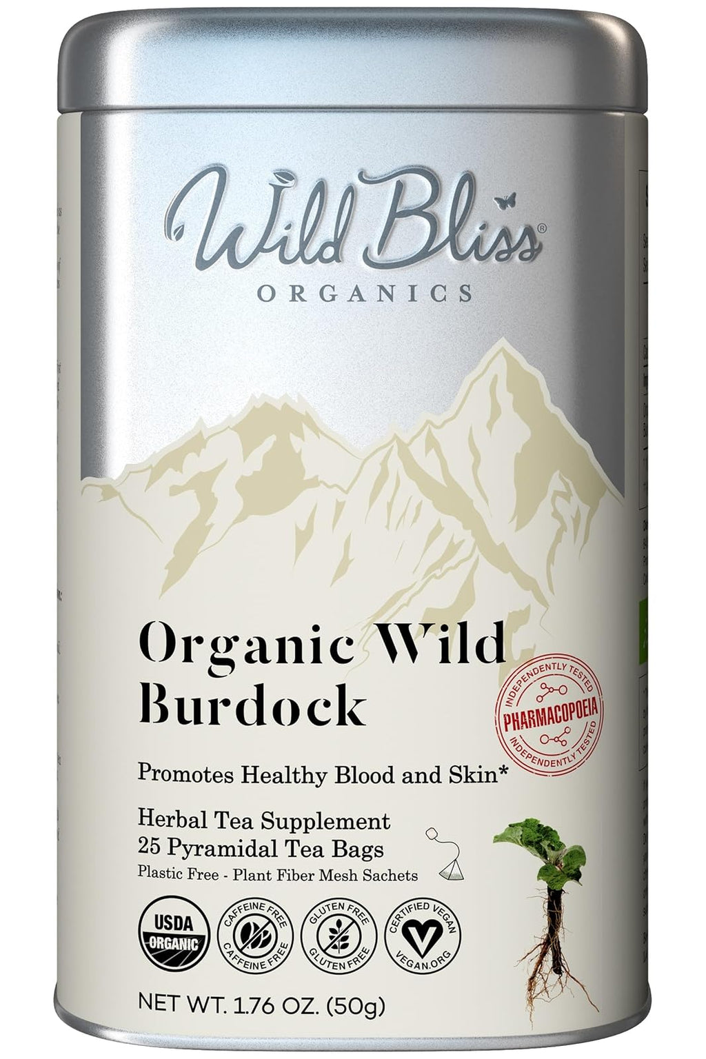 organic burdock root herbal tea