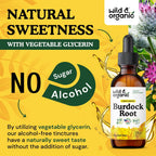 organic burdock root liquid drops