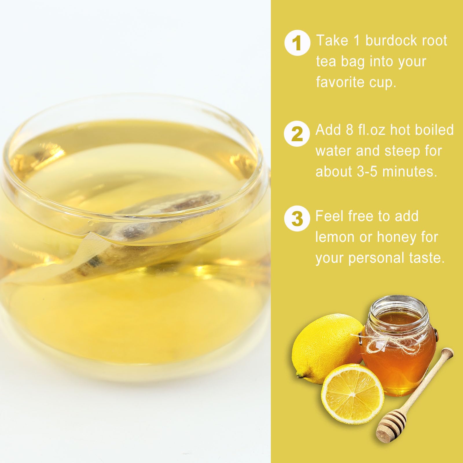 organic burdock root tea bags