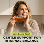 Organic burdock root tea for wellness