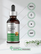 Organic burdock root tincture for vitality