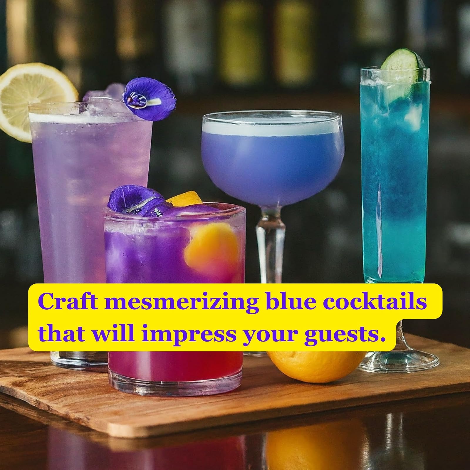 organic butterfly pea flower infusion