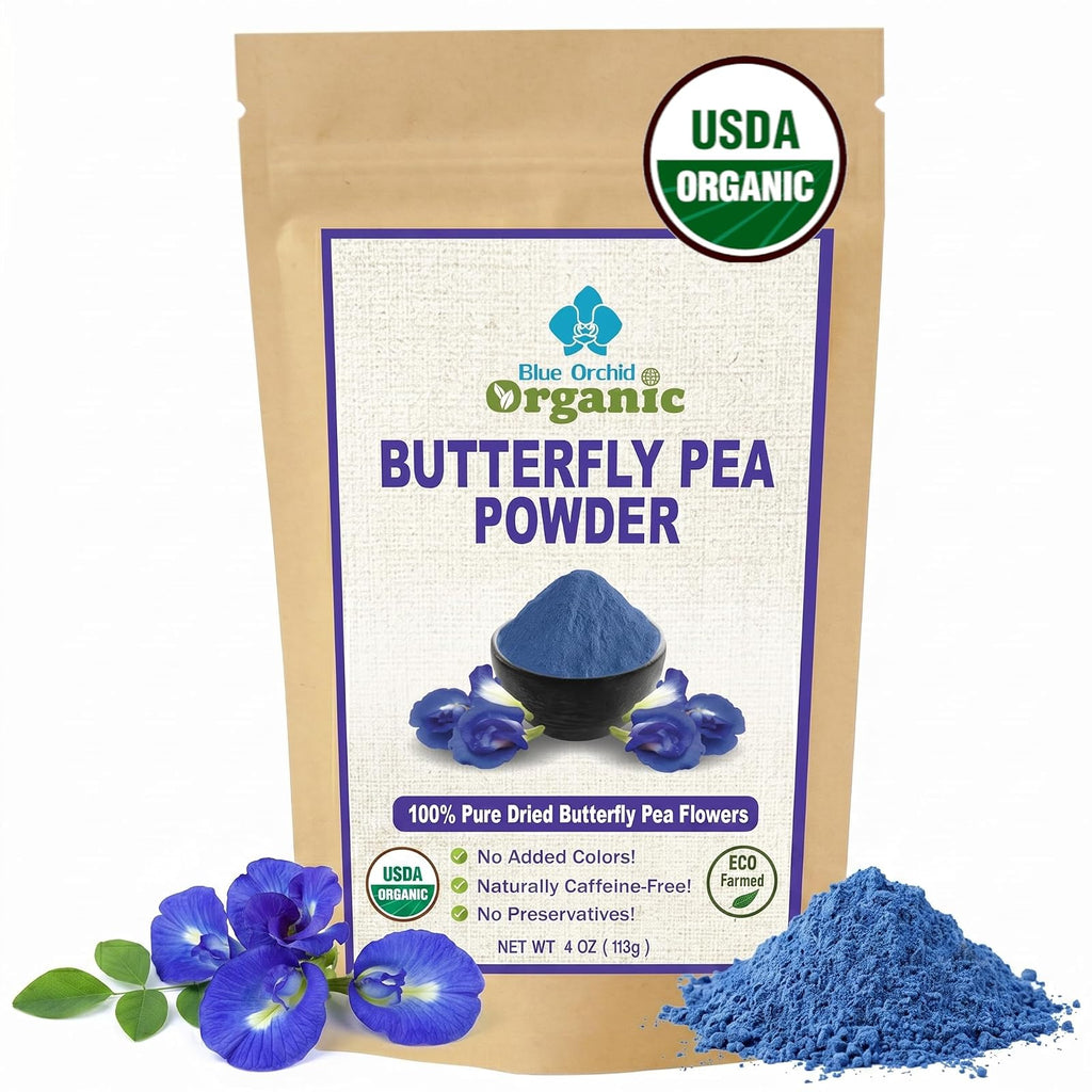 organic butterfly pea flower powder