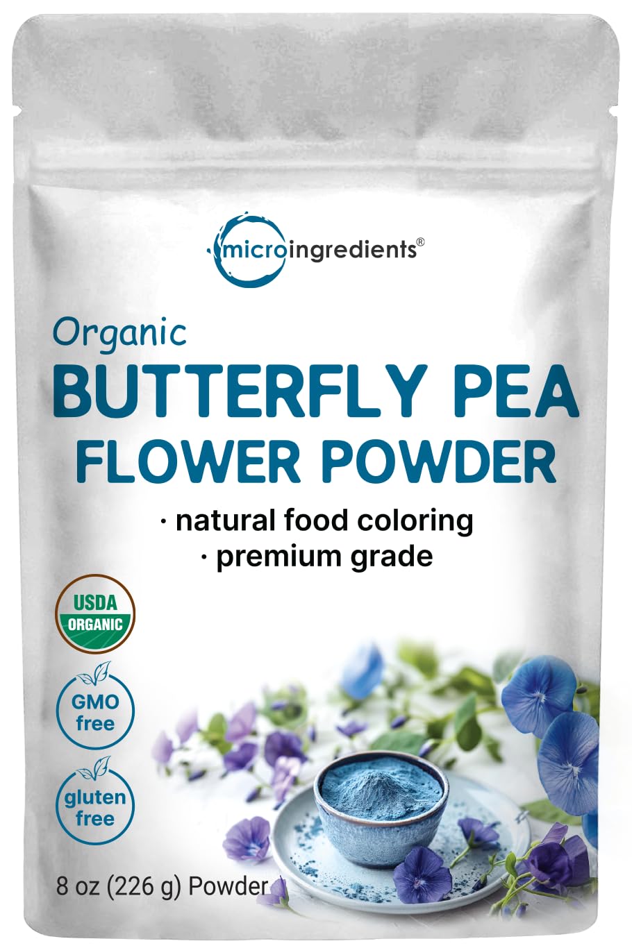 organic butterfly pea flower powder