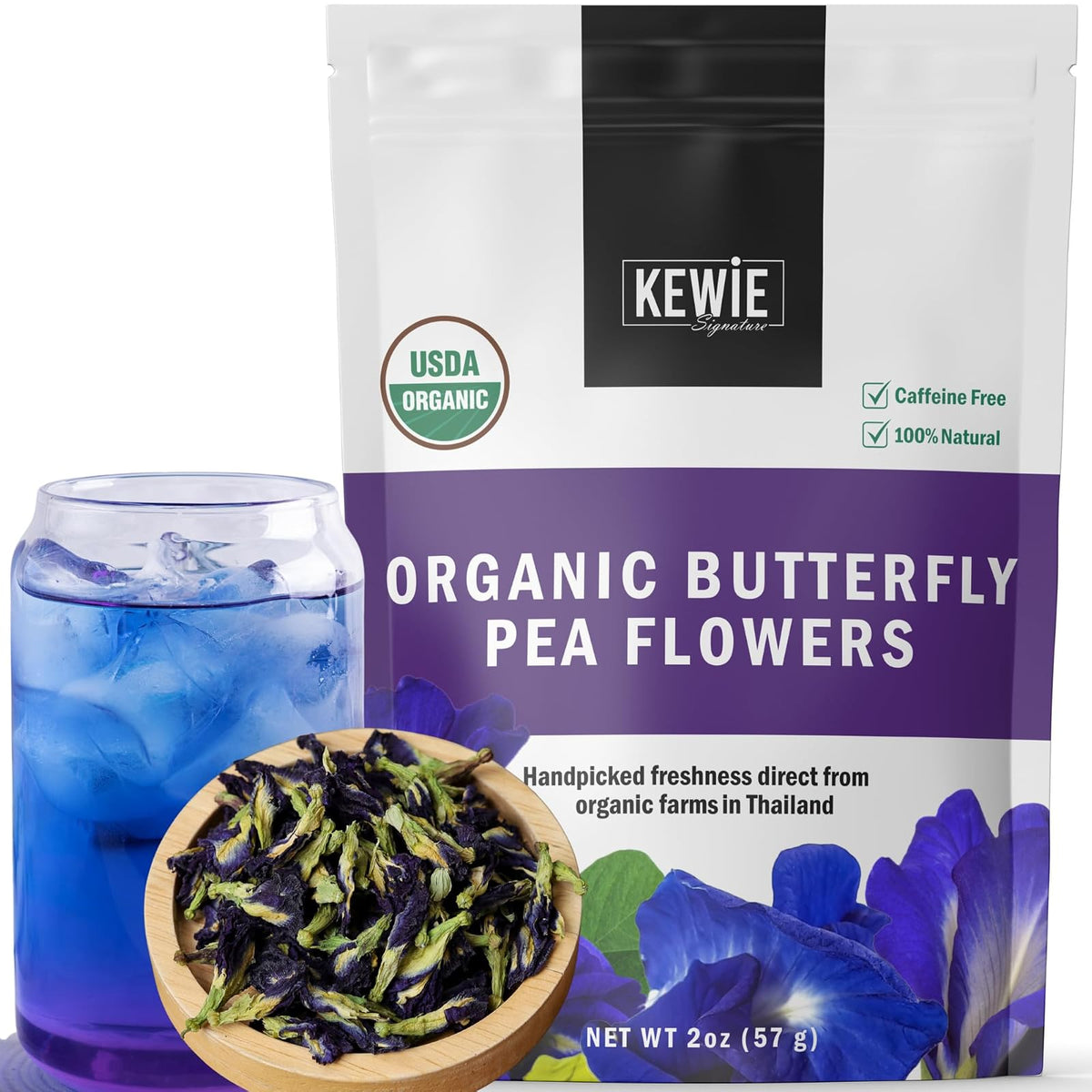 organic butterfly pea flower tea