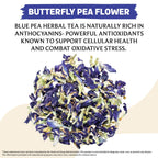 organic butterfly pea herbal tea blend
