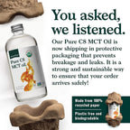 Organic C8 MCT oil for cooking