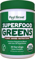 organic cacao chocolate superfood greens powder