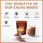 Organic cacao mushroom powder