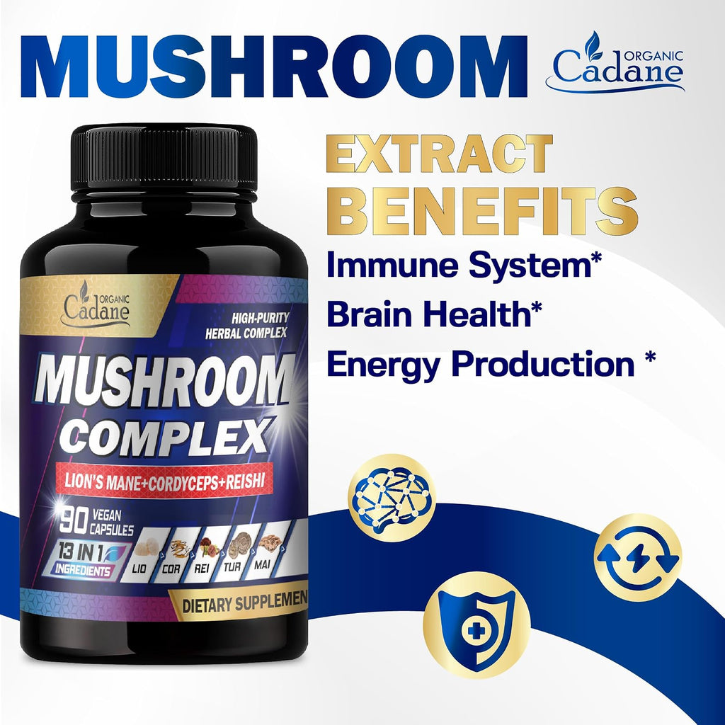 Organic Cadane adaptogen blend for stress relief