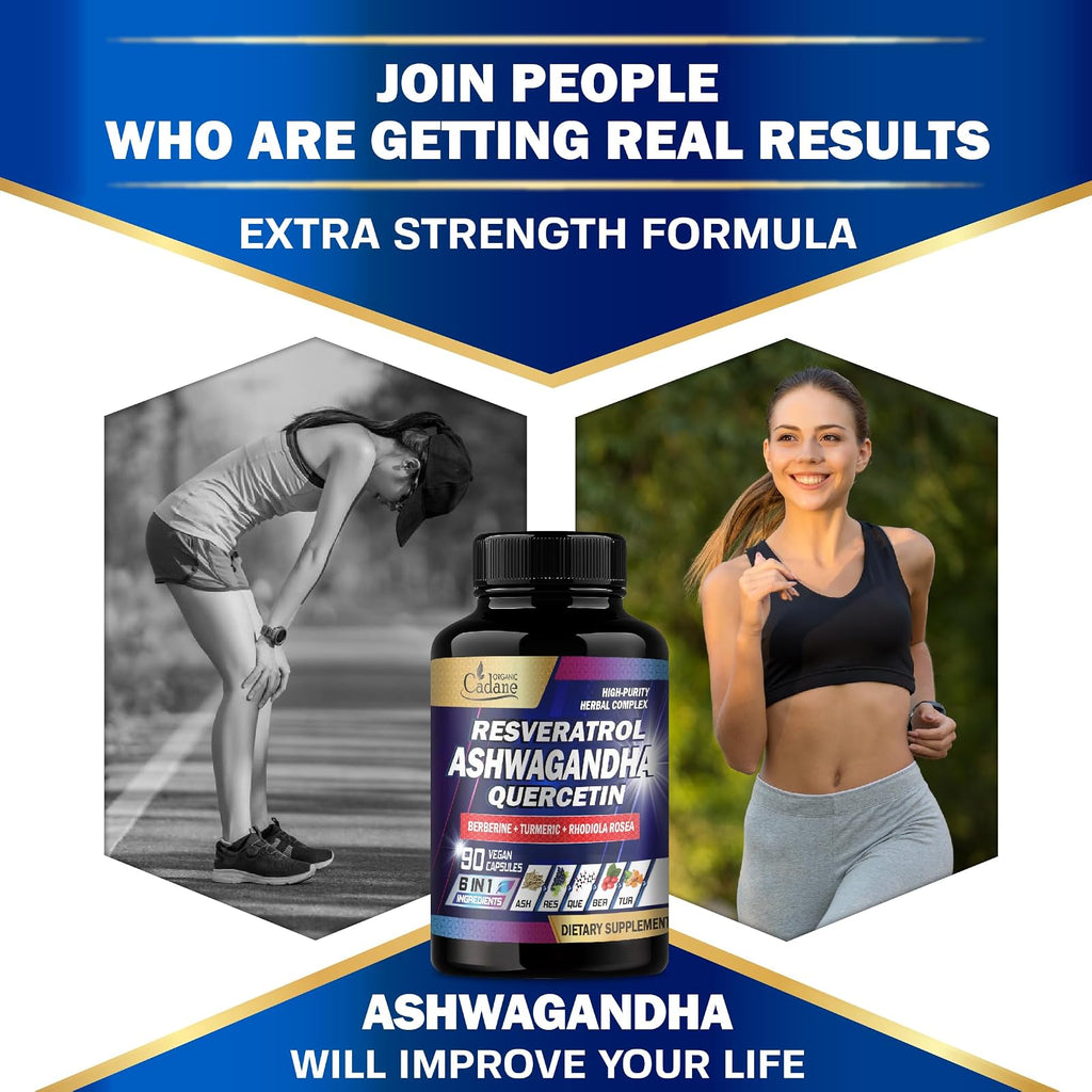 Organic Cadane ashwagandha for better sleep