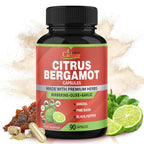 Organic Cadane Citrus Bergamot capsules