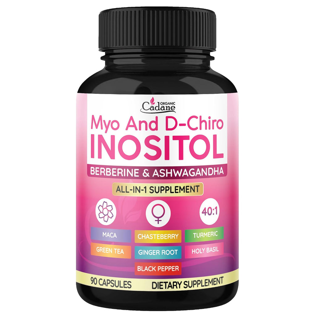 Organic Cadane Inositol capsules for wellness
