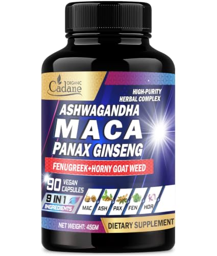 Organic Cadane maca root capsules