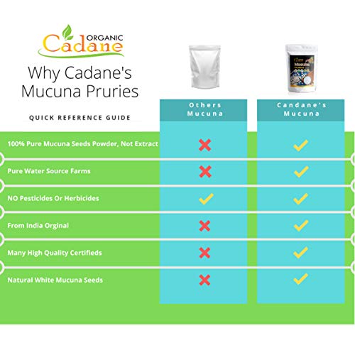organic cadane mucuna pruriens for mood support