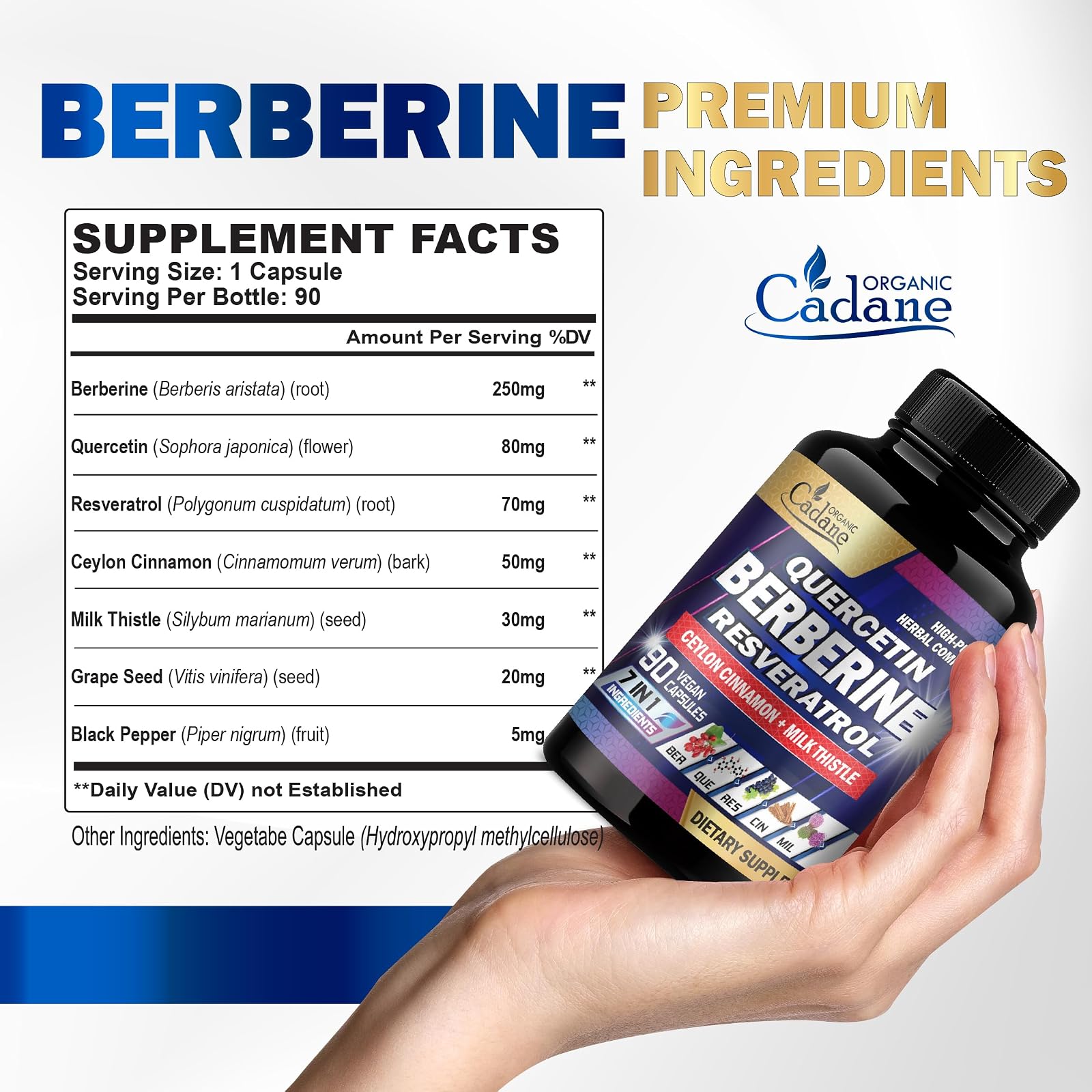 Organic Cadane multivitamin for men