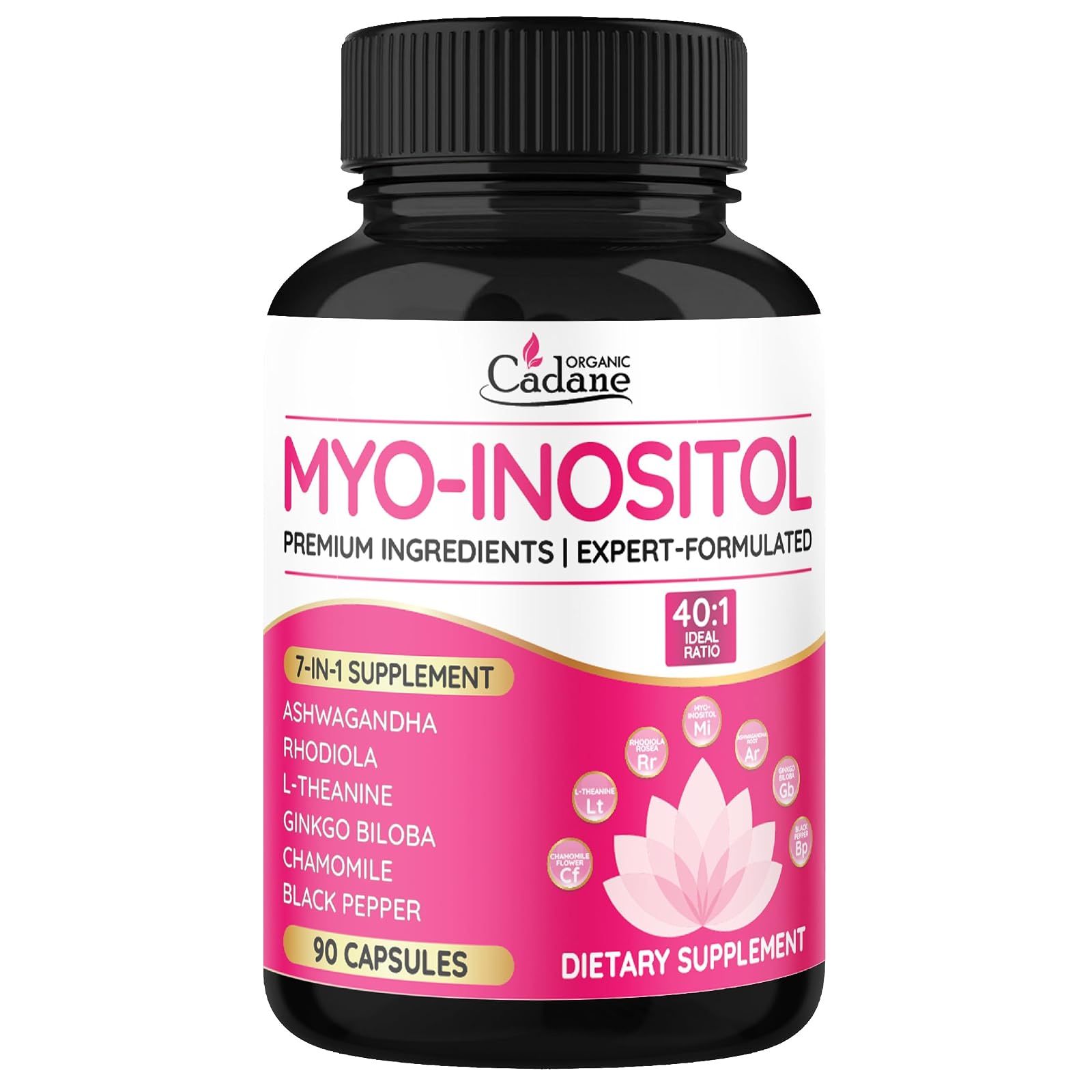 Organic Cadane Myo Inositol capsules