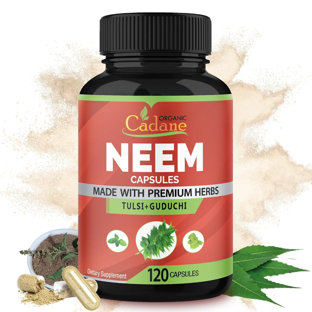 Organic Cadane neem leaf capsules