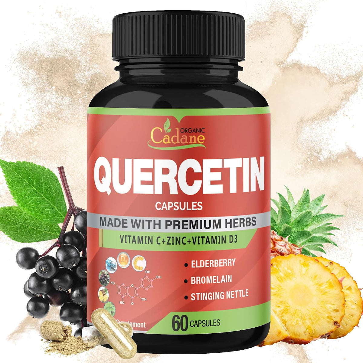 Organic Cadane Quercetin Extract benefits