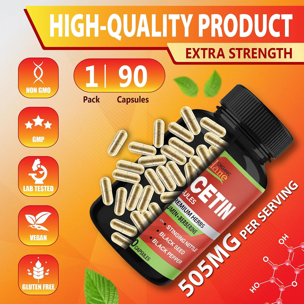 Organic Cadane Quercetin for inflammation