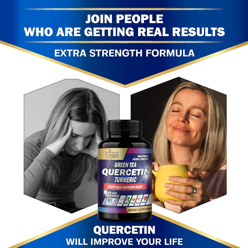 Organic Cadane quercetin for overall wellness