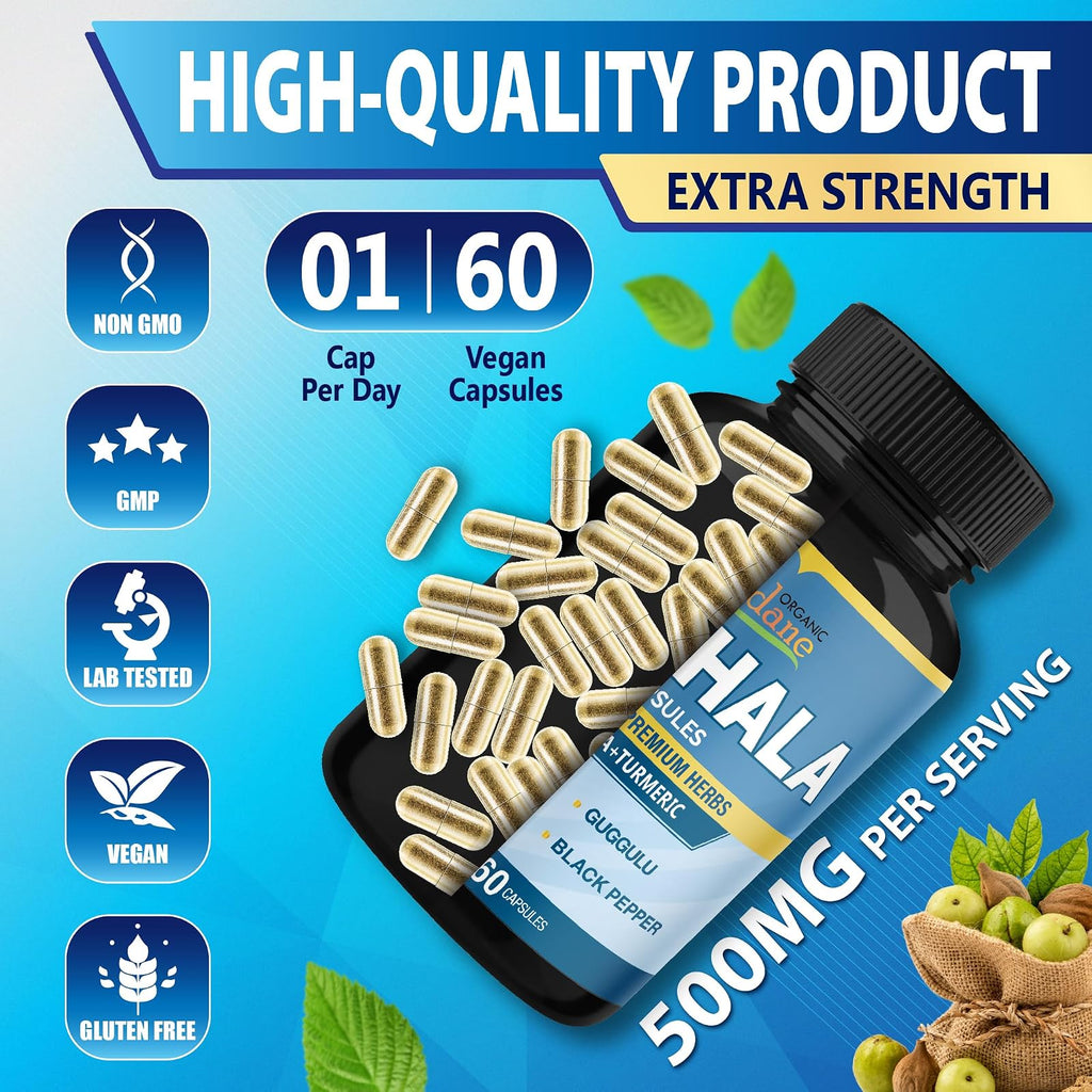 Organic Cadane Triphala for overall vitality