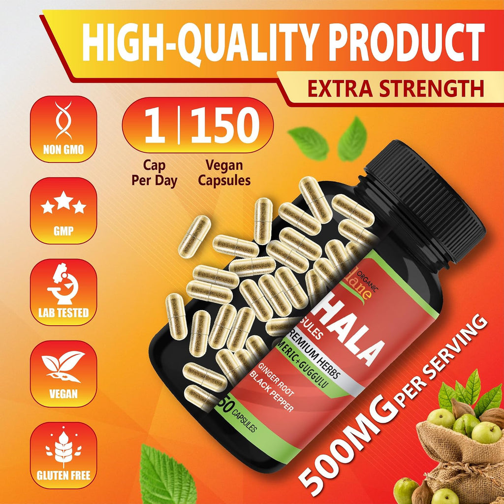 Organic Cadane Triphala for vitality