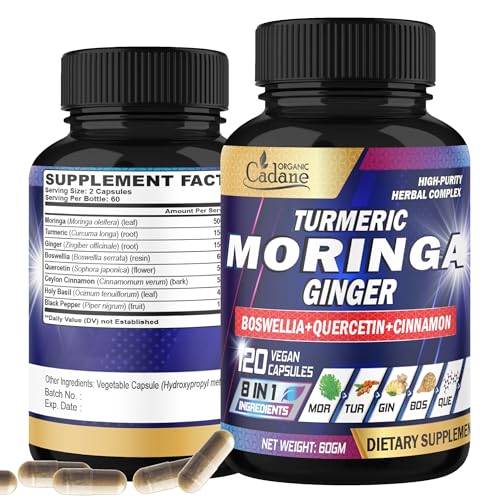 Organic Cadane turmeric curcumin capsules
