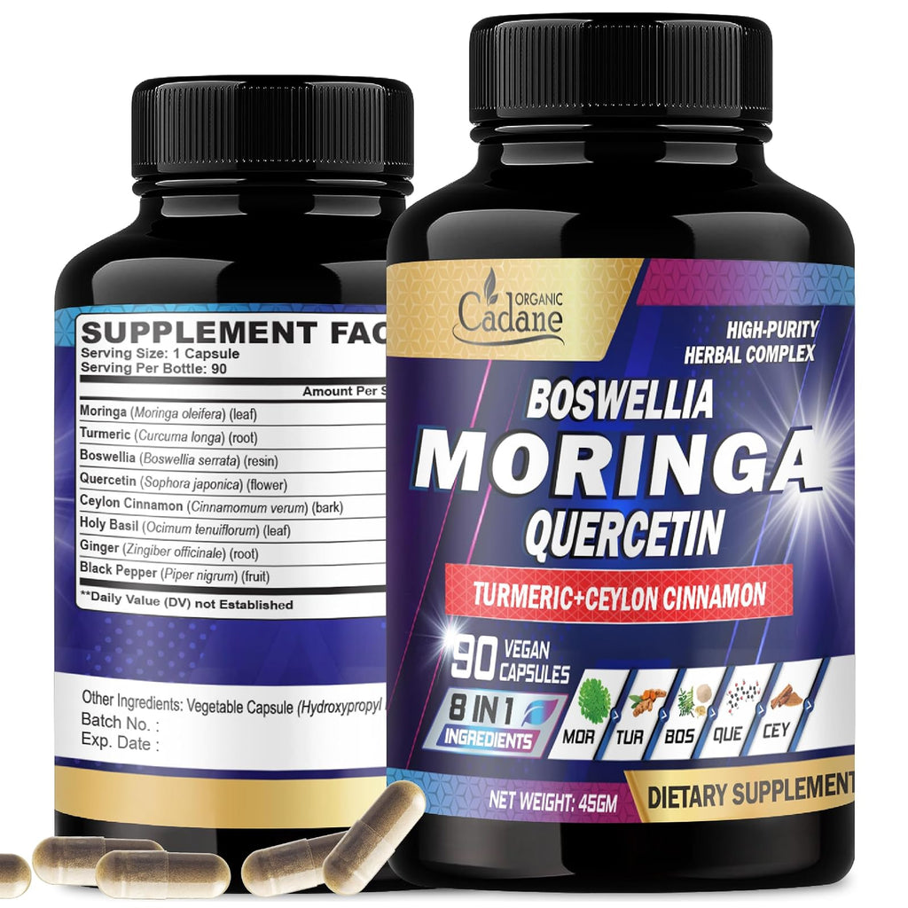 Organic Cadane turmeric veggie capsules