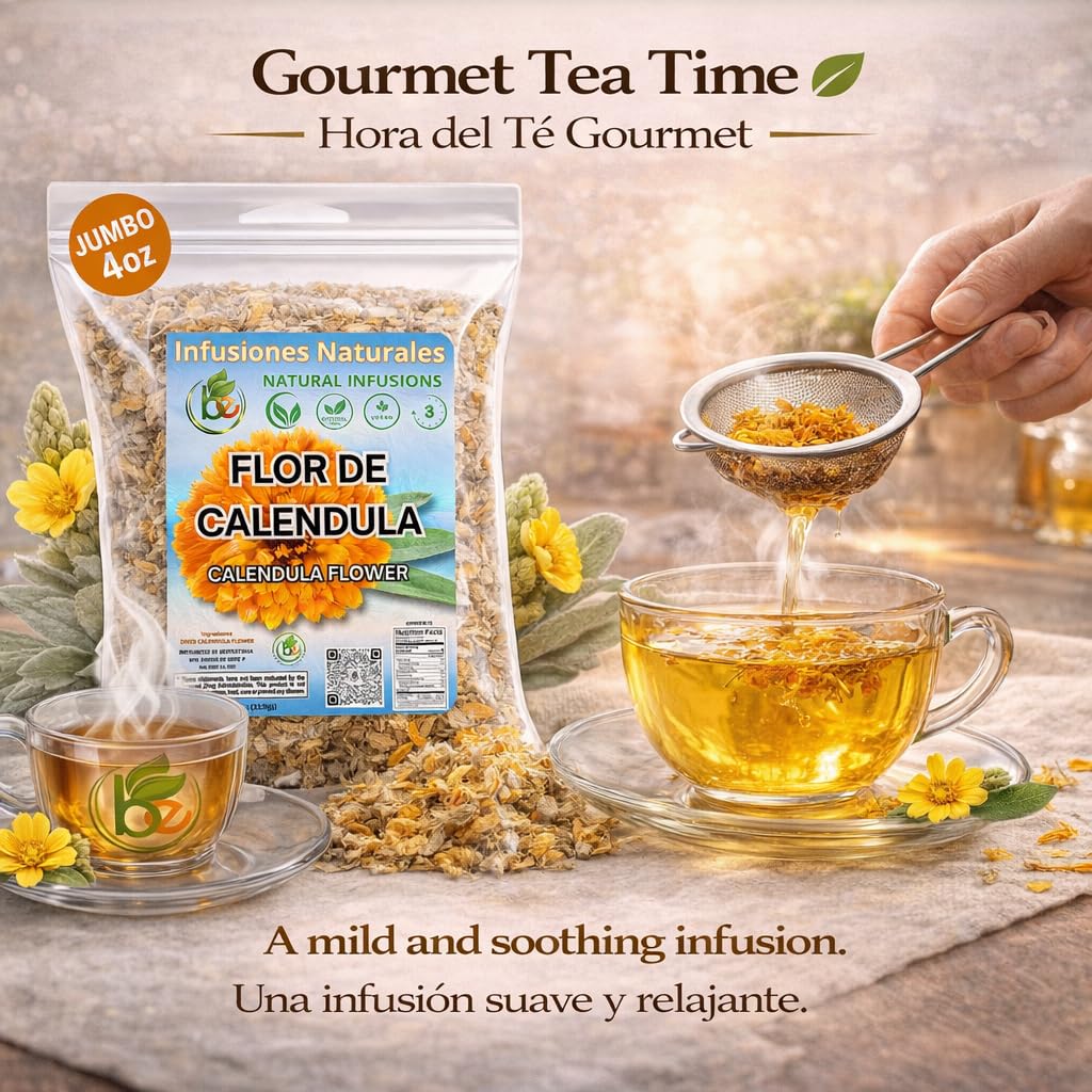 organic calendula tea benefits