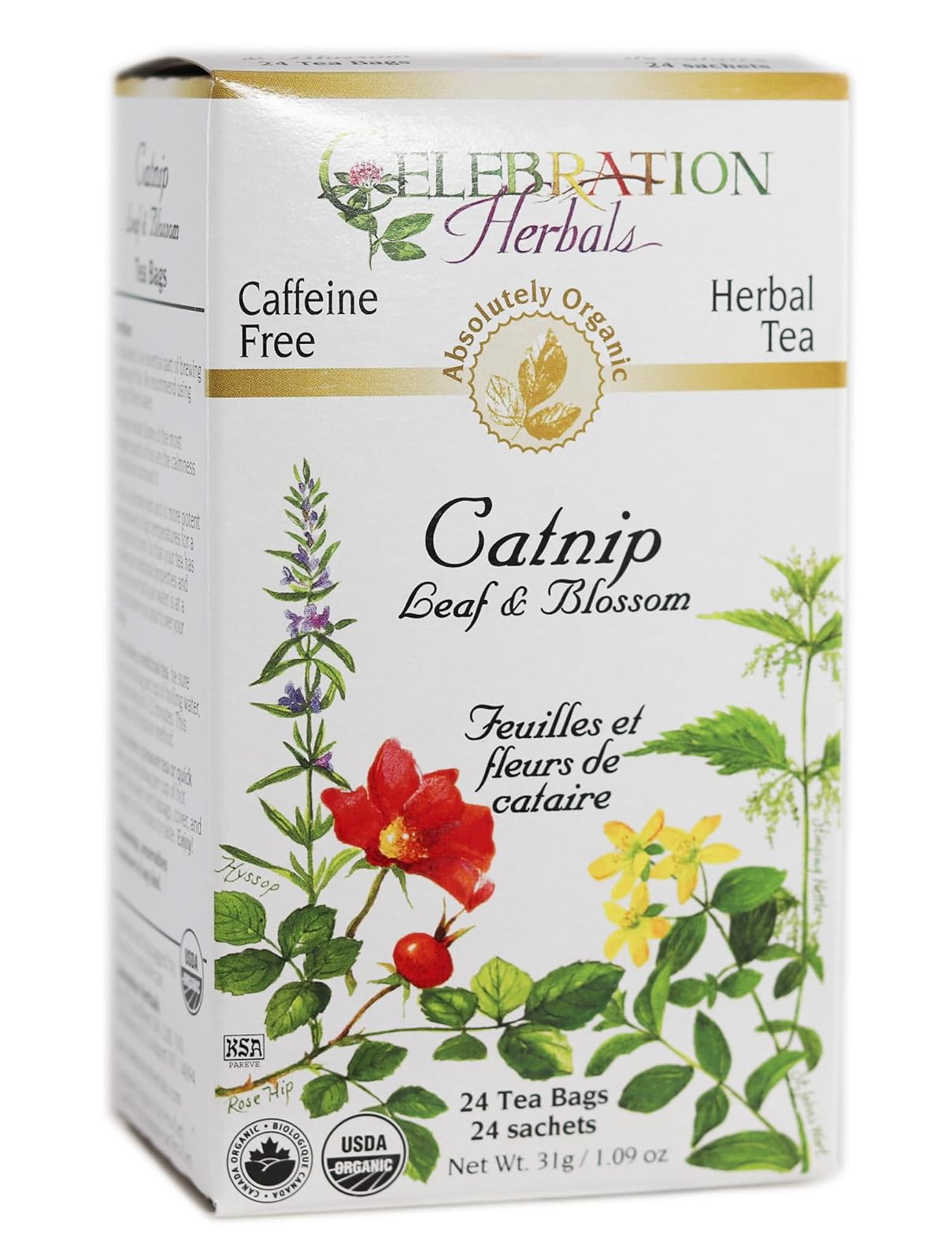 organic catnip tea bags