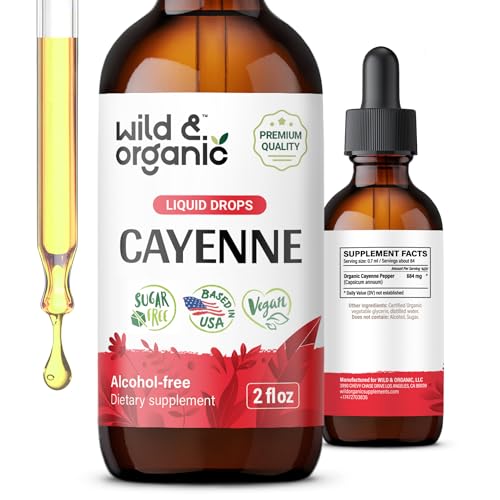 organic cayenne drops for antioxidants