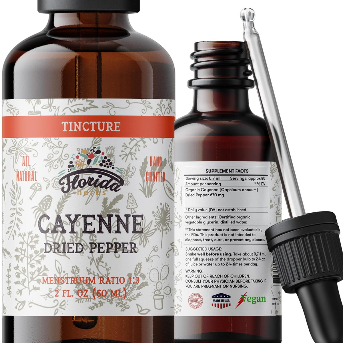 organic cayenne tincture extract