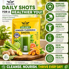 organic celery ginger wellness drink
