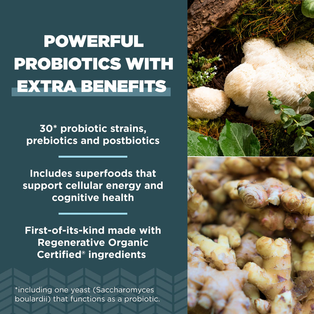 organic certified probiotics for health