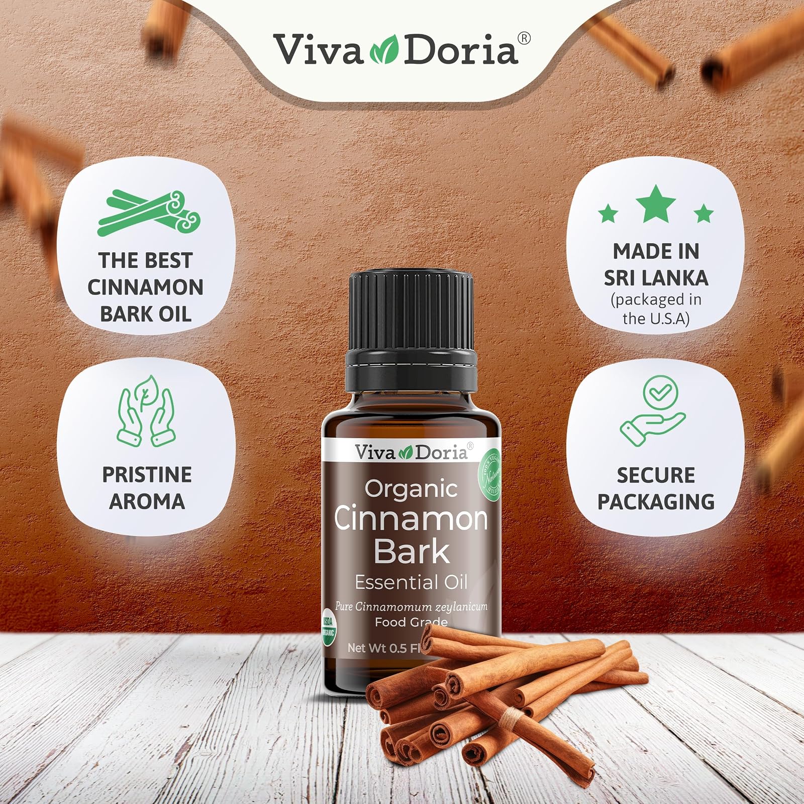 Organic Ceylon cinnamon bark oil uses