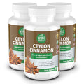 Organic Ceylon cinnamon capsules for wellness