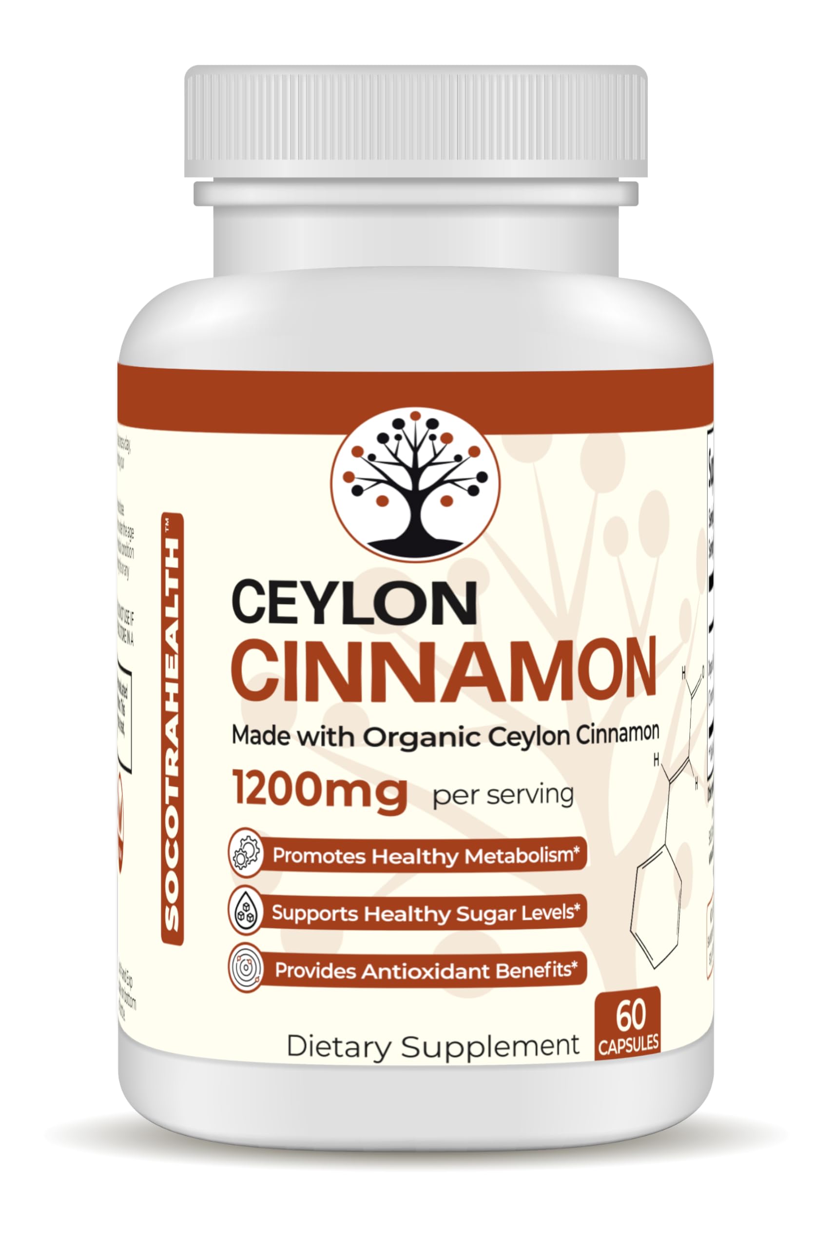 organic Ceylon cinnamon capsules