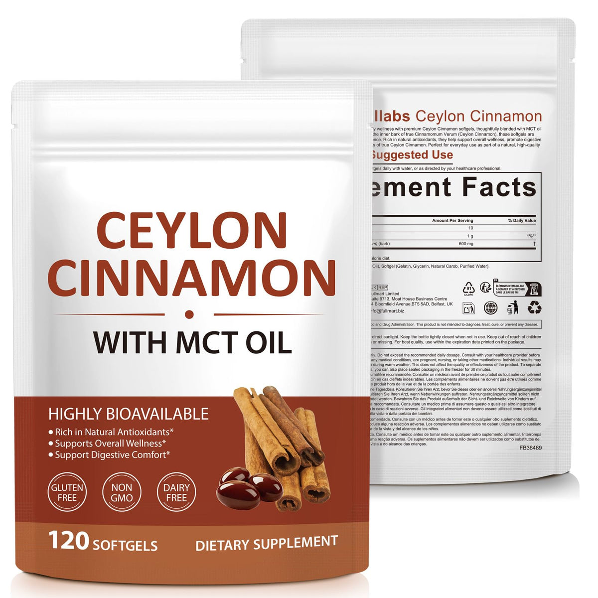 Organic Ceylon cinnamon for daily health