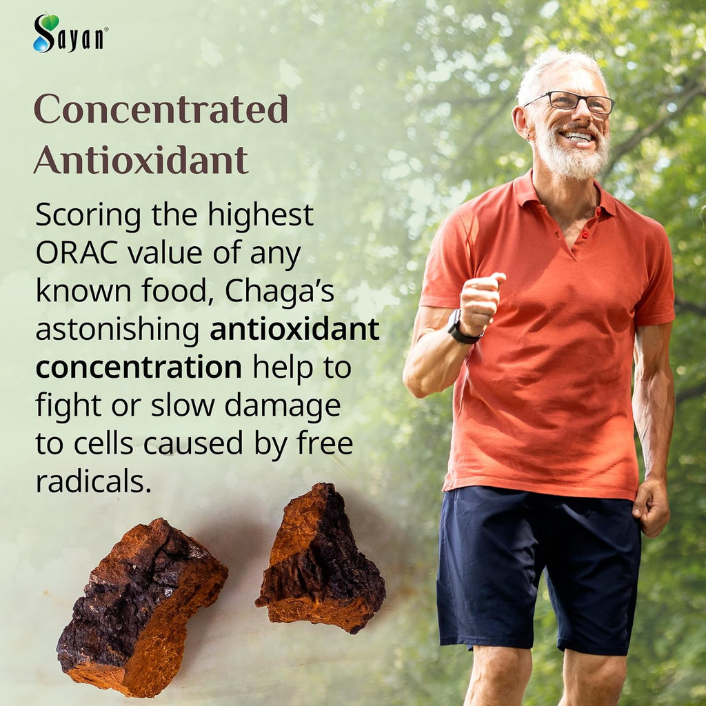 organic chaga chunks for wellness