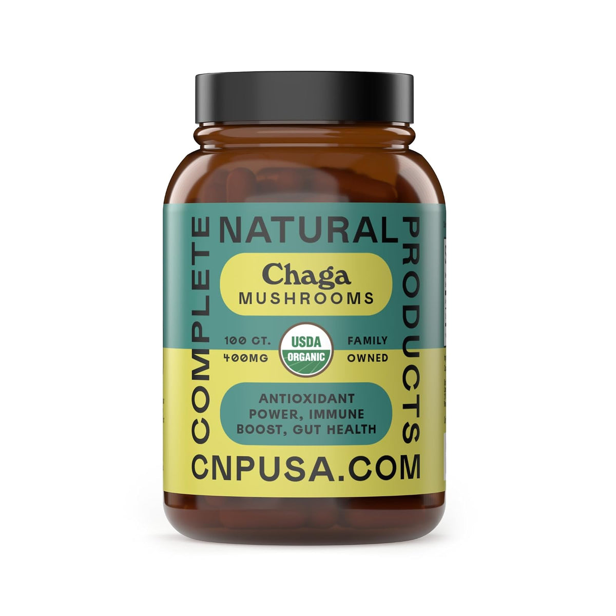 organic chaga mushroom capsules 500 mg