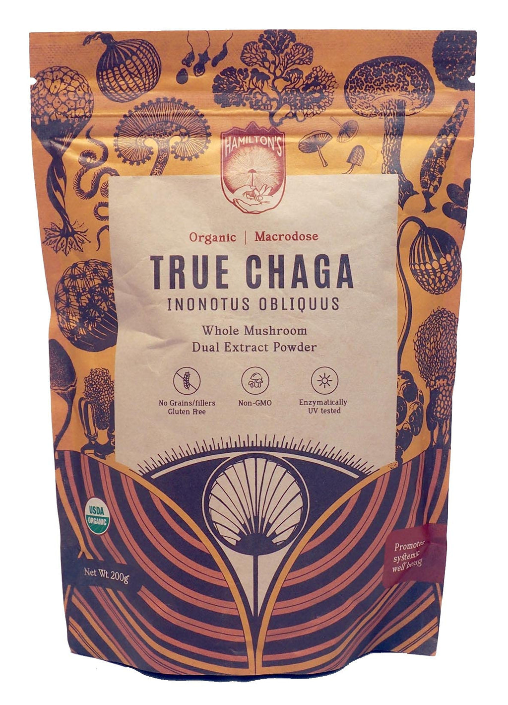 organic chaga mushroom extract powder