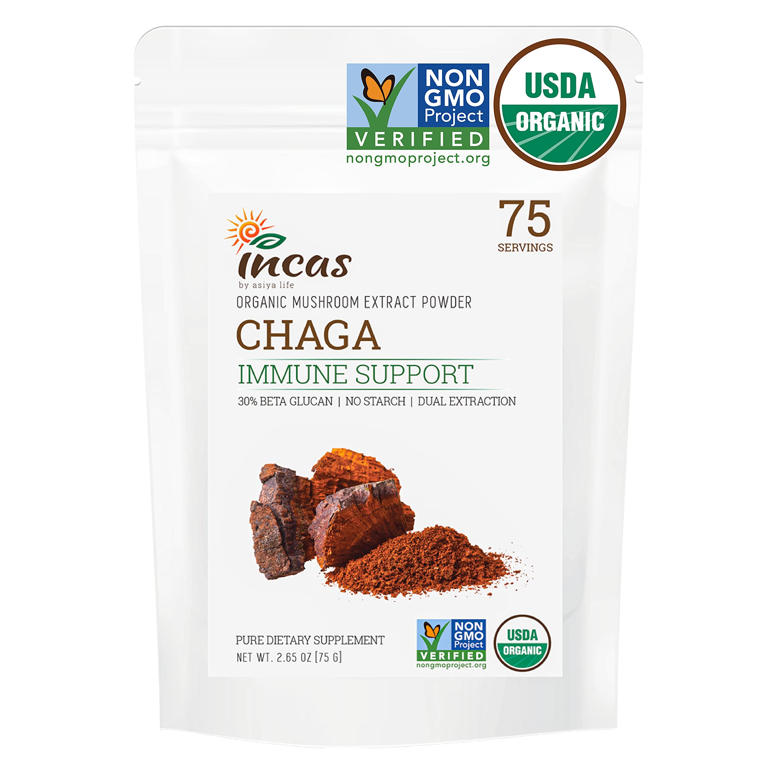 organic chaga mushroom extract powder