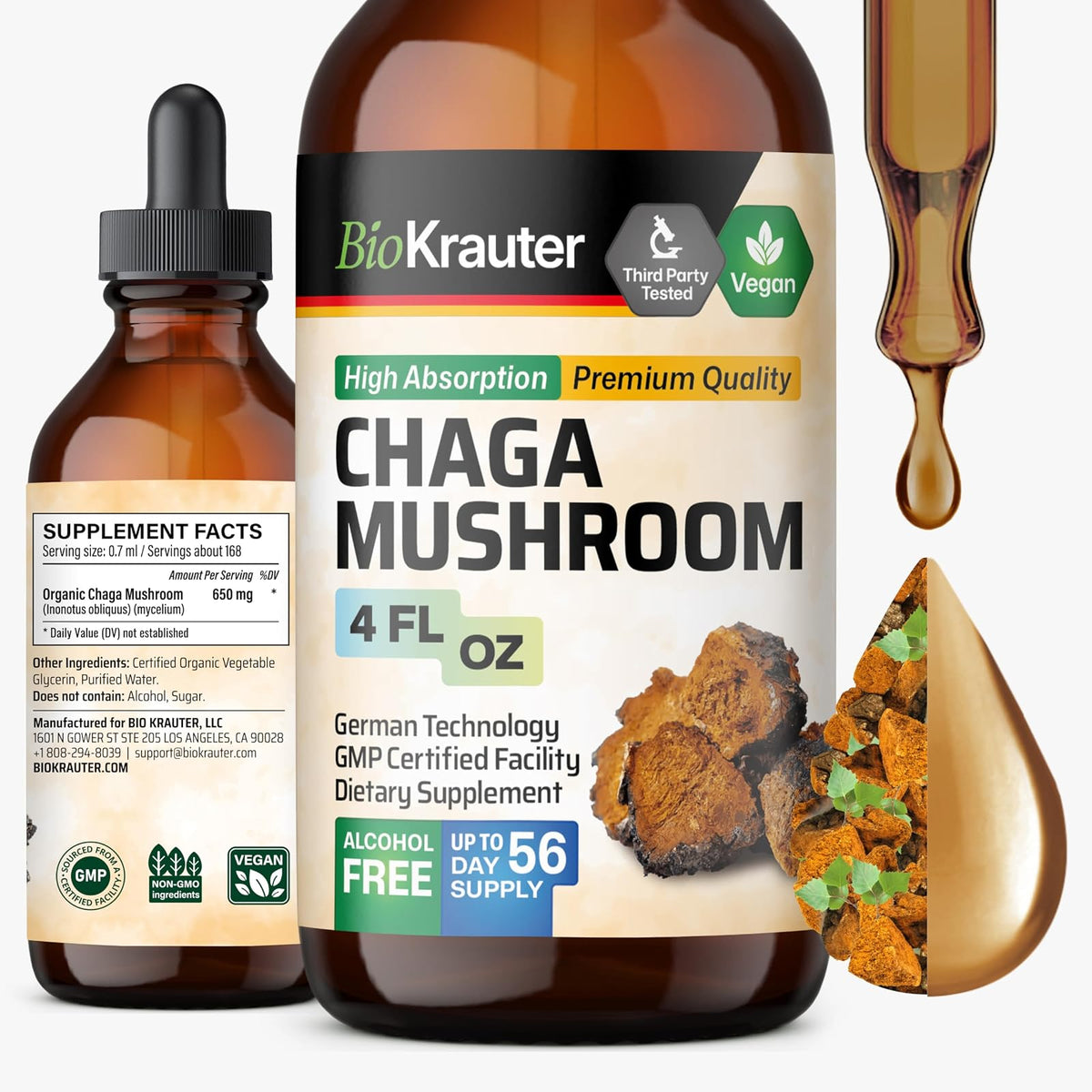 organic chaga mushroom extract